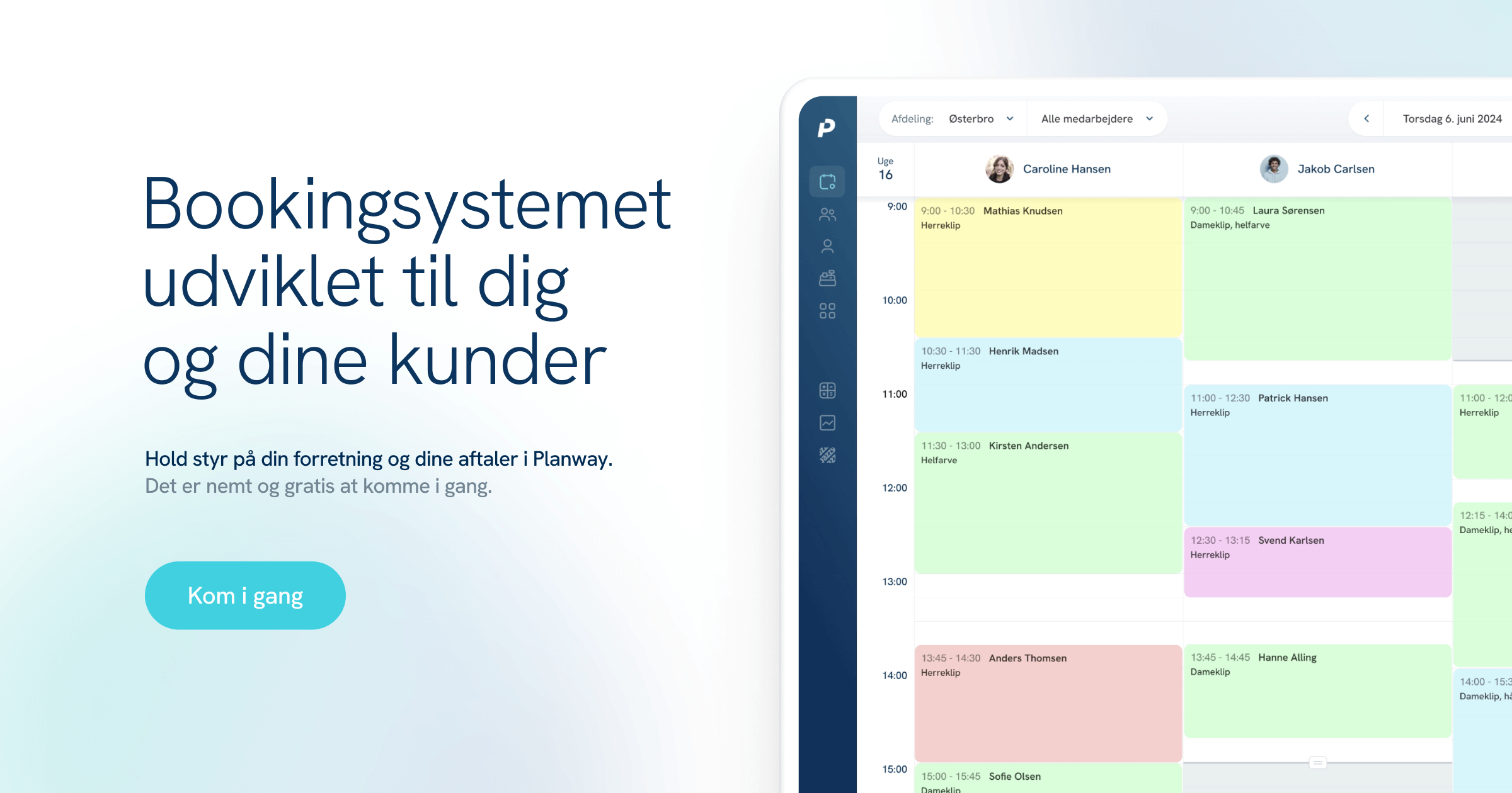 🏅Gratis og nemt online booking system udviklet til dig! - Planway